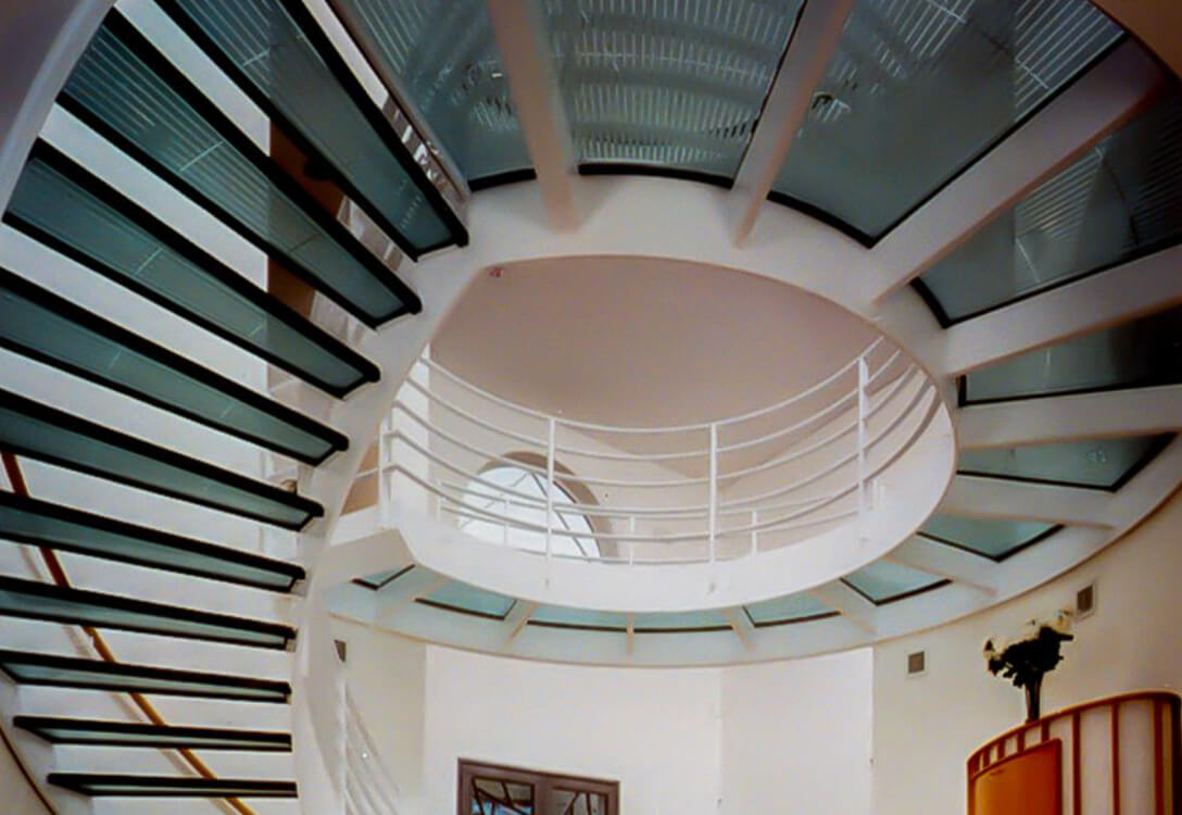 Circle Redmont Glass Flooring | Vault Lights | Glass Pavers